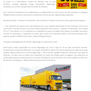 DORDOGNE - BOULAZAC : DOUMEN 100 ANS DE TRANSPORTS - Doumen